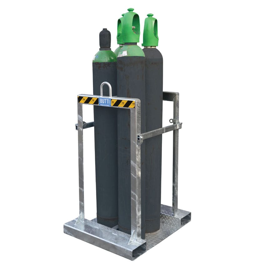 Gas bottle transport rack - 8870I0811 - BUTTI - storage / handling