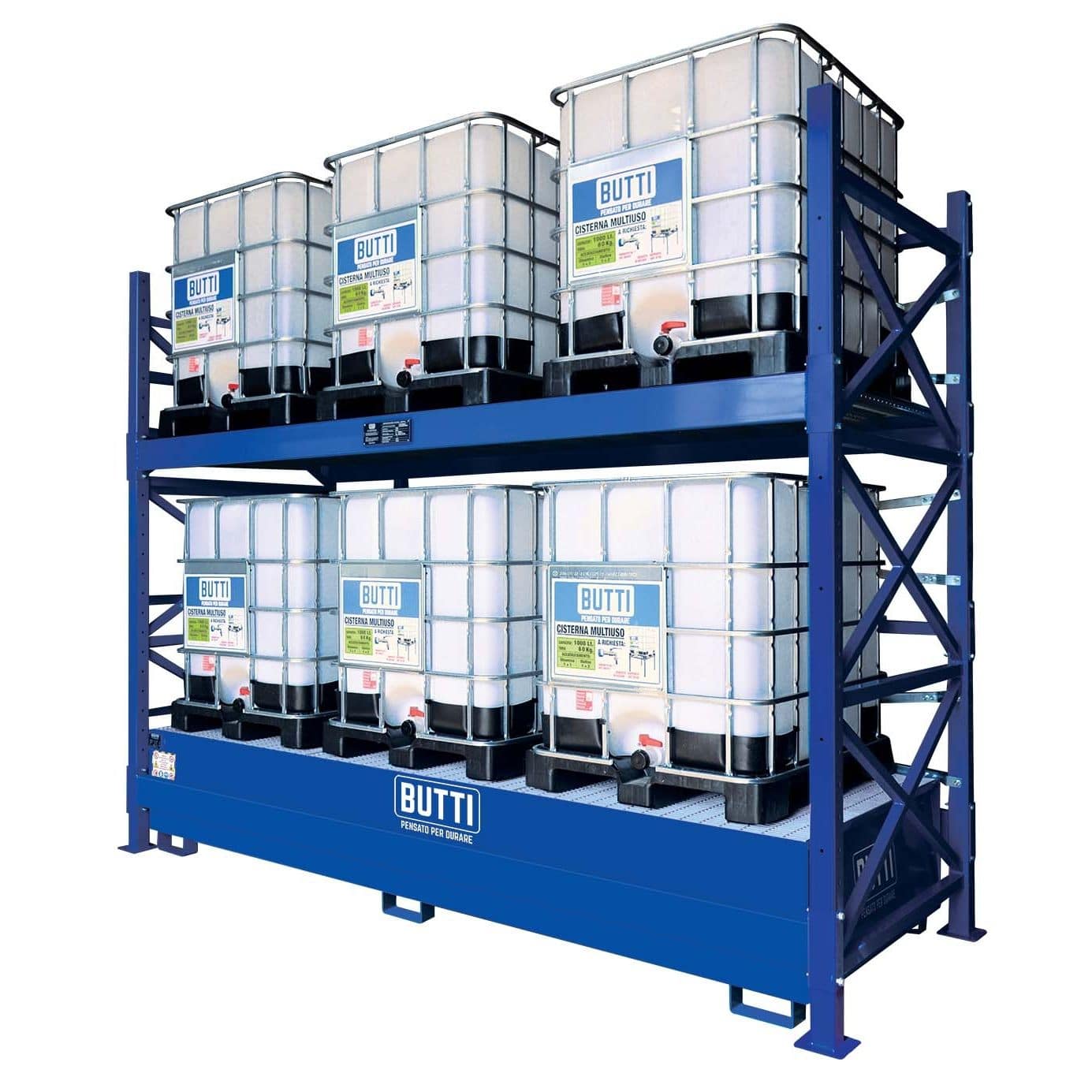Anti-seismic shelving - 80806CMA - BUTTI - storage warehouse / with ...