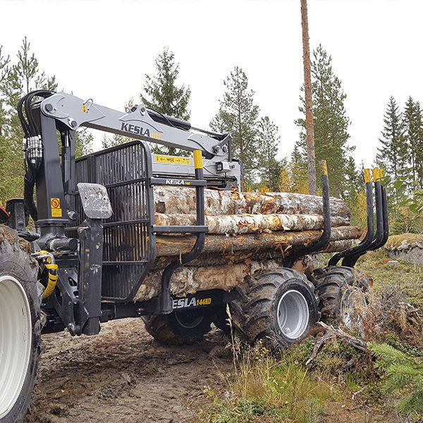 Log trailer - 144HD,144ND - Kesla Oyj - tandem / towed / forestry