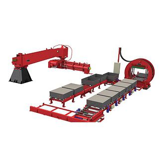 Handling line - FAST LOOP - Omega foundry machinery