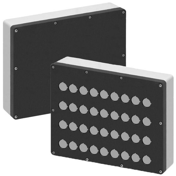 Push-button enclosure - New Elfin - wall-mount / rectangular / aluminum