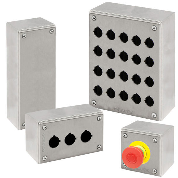Push-button enclosure - New Elfin - wall-mount / rectangular ...