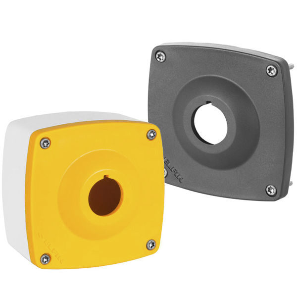 Push-button enclosure - New Elfin - wall-mount / built-in / square