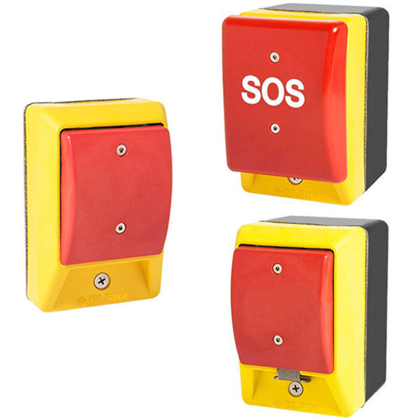 Mushroom push-button switch - New Elfin - emergency stop / sealed / IP69K