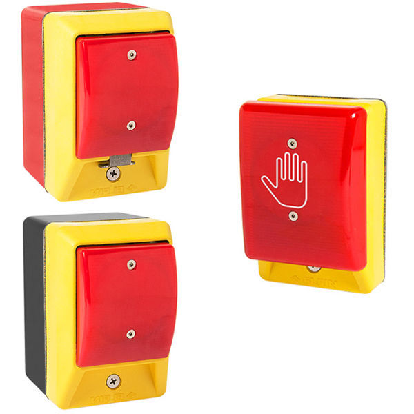 Mushroom push-button switch - New Elfin - emergency stop / sealed / IP69K