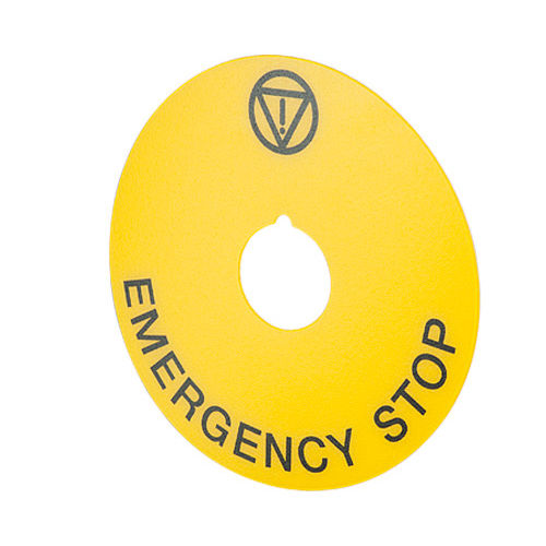 Emergency indicator label - New Elfin - printed / security / signage