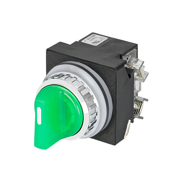 Selector knob switch - New Elfin - IP65 / illuminated / panel-mount