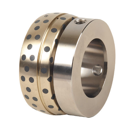 Flange bushing - SBS series - SANKYO OILLESS INDUSTRY,INC. - screw / ring