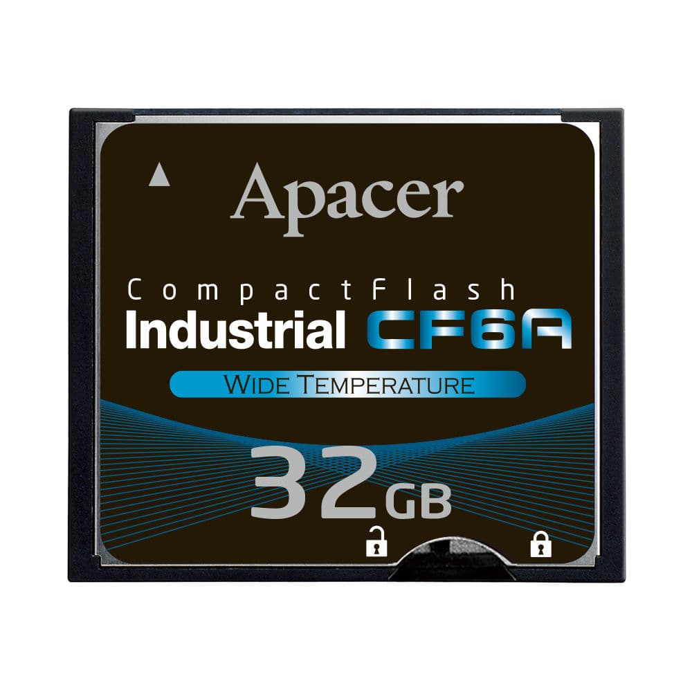 Flash memory card - CF6A-SL - Apacer Technology B.V. - PC card / 8 GB ...