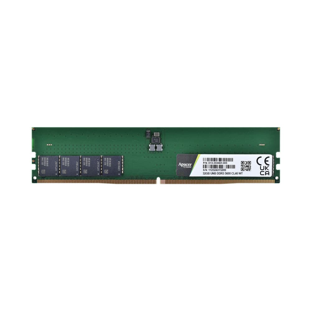 DDR5 UDIMM memory module - Apacer Technology B.V. - industrial