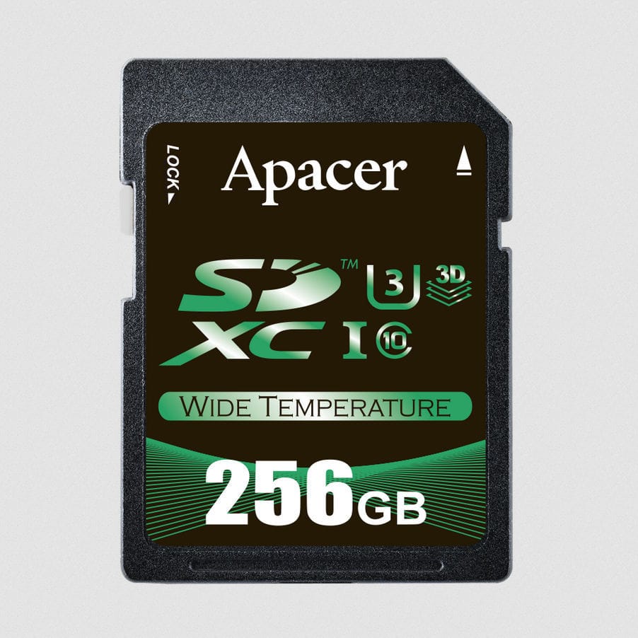 SD memory card - CV110-SD - Apacer Technology B.V. - 32 GB / 64 GB / 128 GB