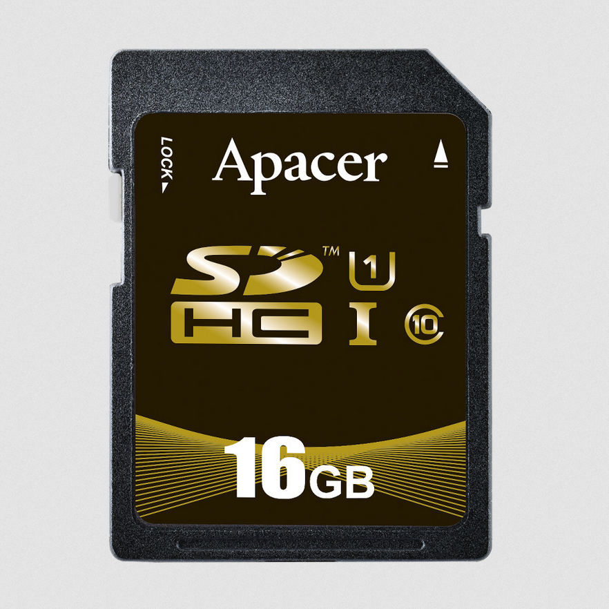 SD memory card - R1 - Apacer Technology B.V. - 8 GB / 16 GB / 4 GB