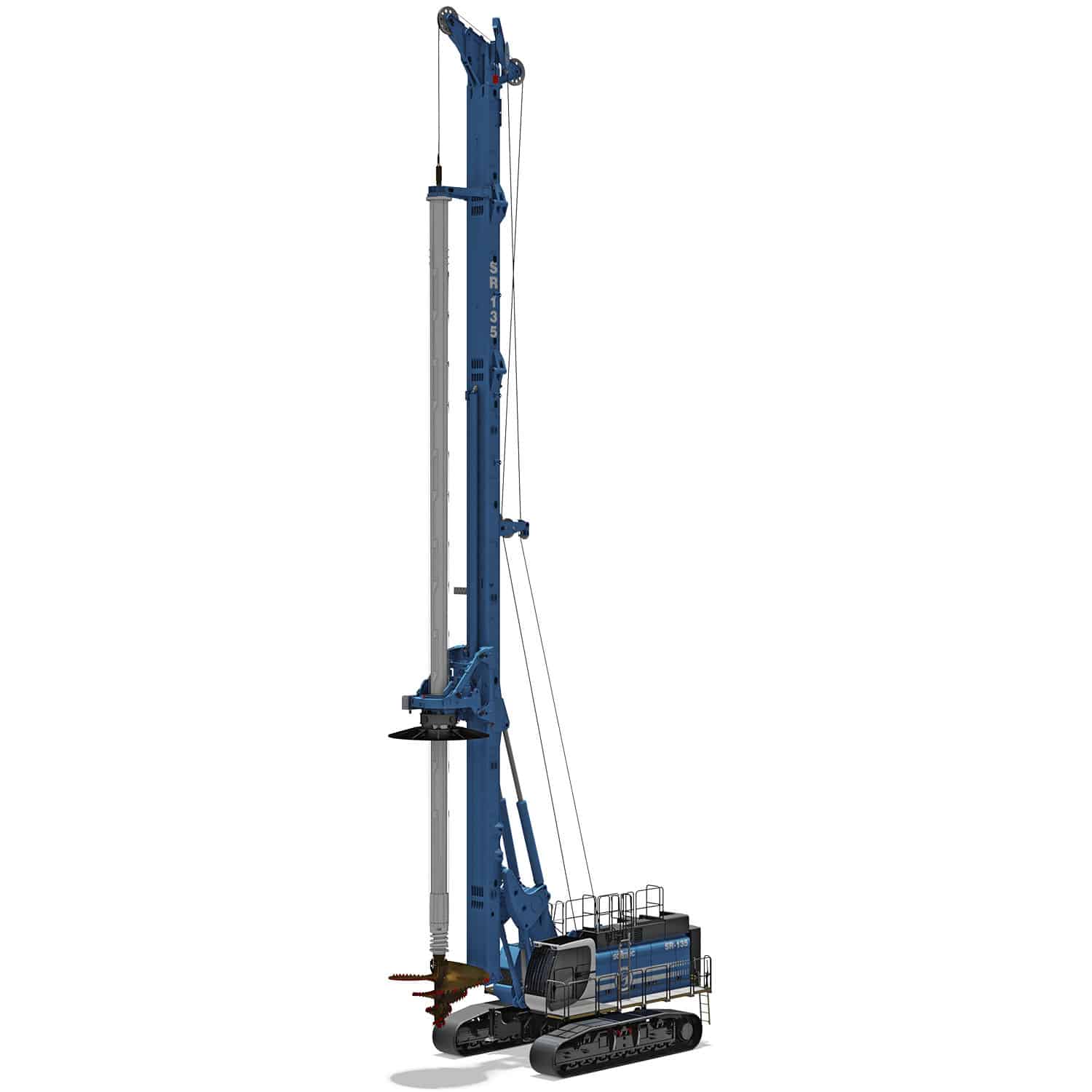 Continuous flight auger (CFA) drilling rig - SR-135 - SOILMEC S.P.A ...