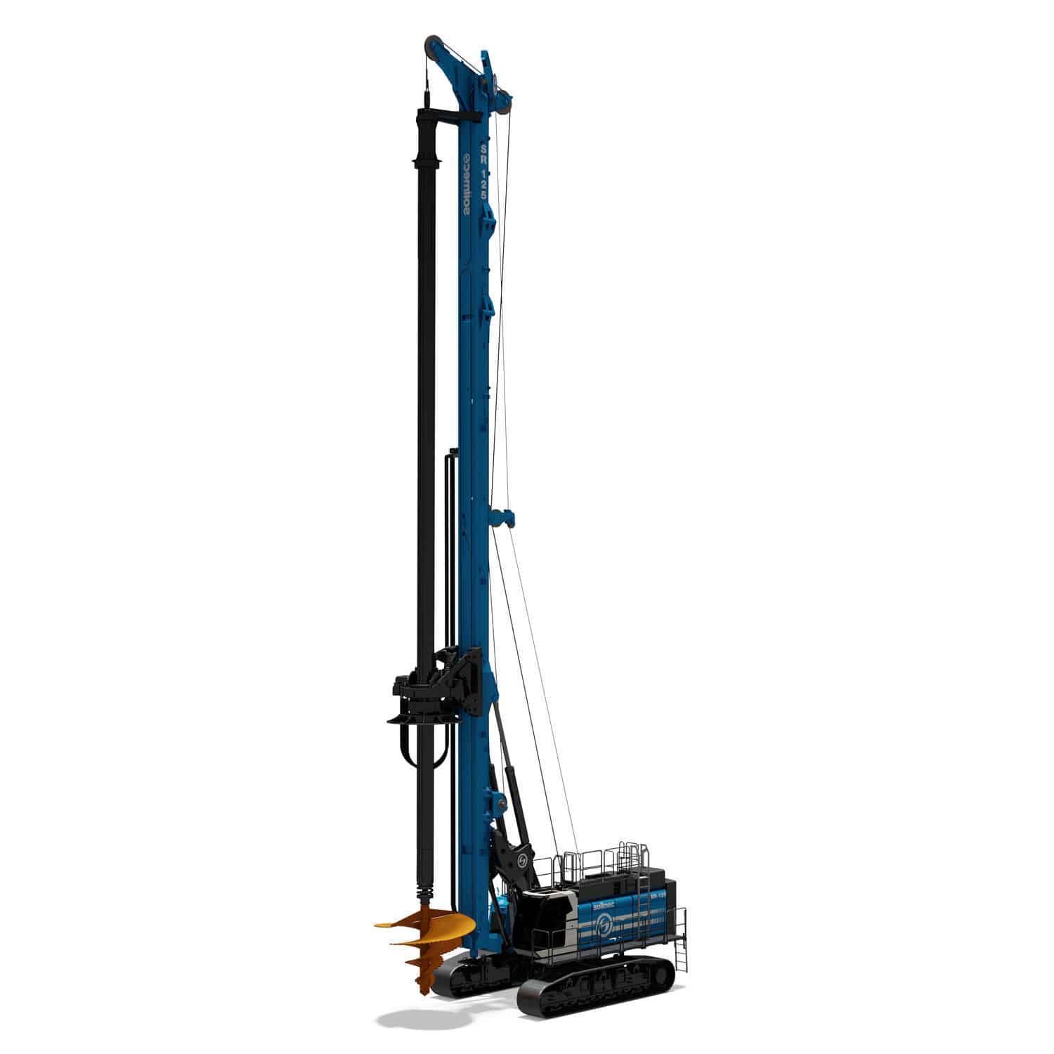 Piling drilling rig - SR-125 Blue-Tech - SOILMEC S.P.A. - rotary ...