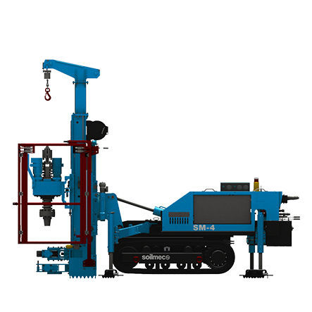 Micropile drilling rig / crawler / rotary / hydraulic - SM-4 - SOILMEC ...