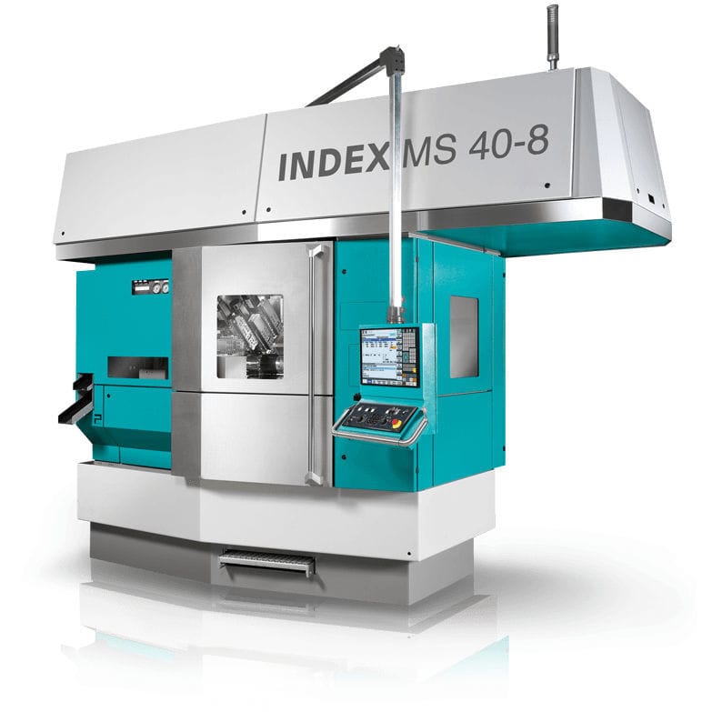 CNC turning machine - MS40-8 - INDEX Drehmaschinen - 2-axis / 3-axis ...