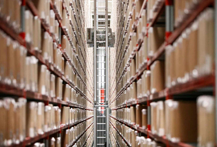 Automatic AS/RS - QUICKSTORE - VANDERLANDE - for warehouse / mini / for ...