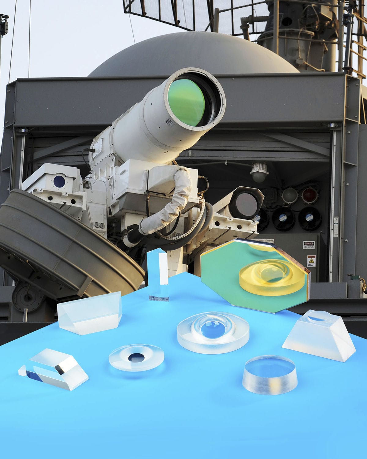 Sapphire prism - MELLER OPTICS - custom-made