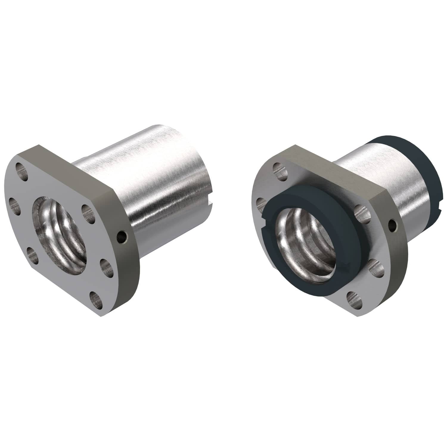 Flange nut - KGF-D series - NEFF-Gewindetriebe - ball bearing / steel ...