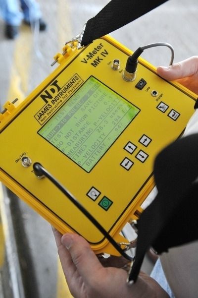 Pull-off testing device - V-Meter MK IV™ - James Instruments - concrete ...