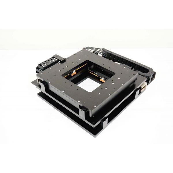 XY stage - XY-OF1-UL-200x200-LM-PO - IntelLiDrives, Inc. - linear motor ...