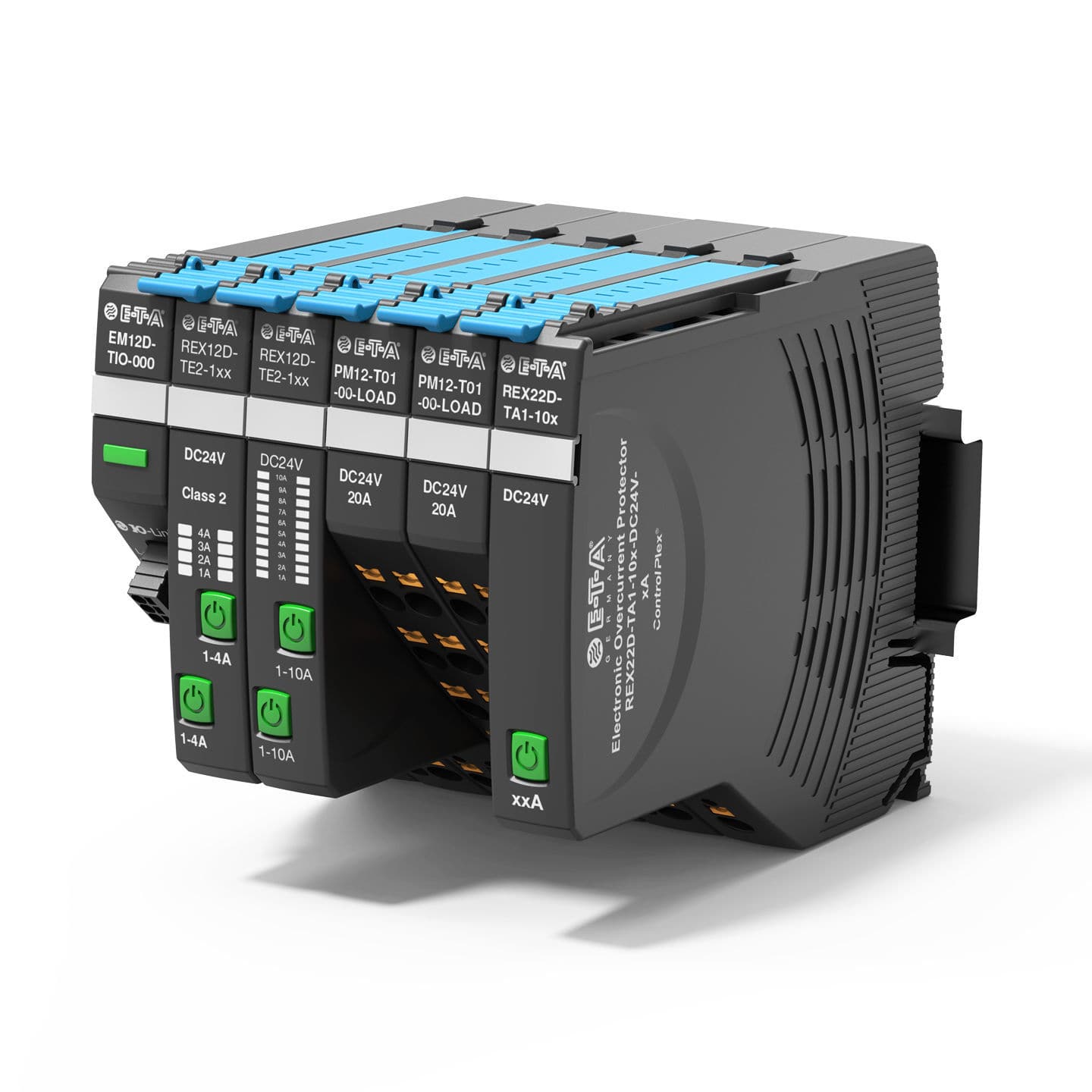 Current circuit breaker - REX22D-T - E-T-A - DC / load / adjustable