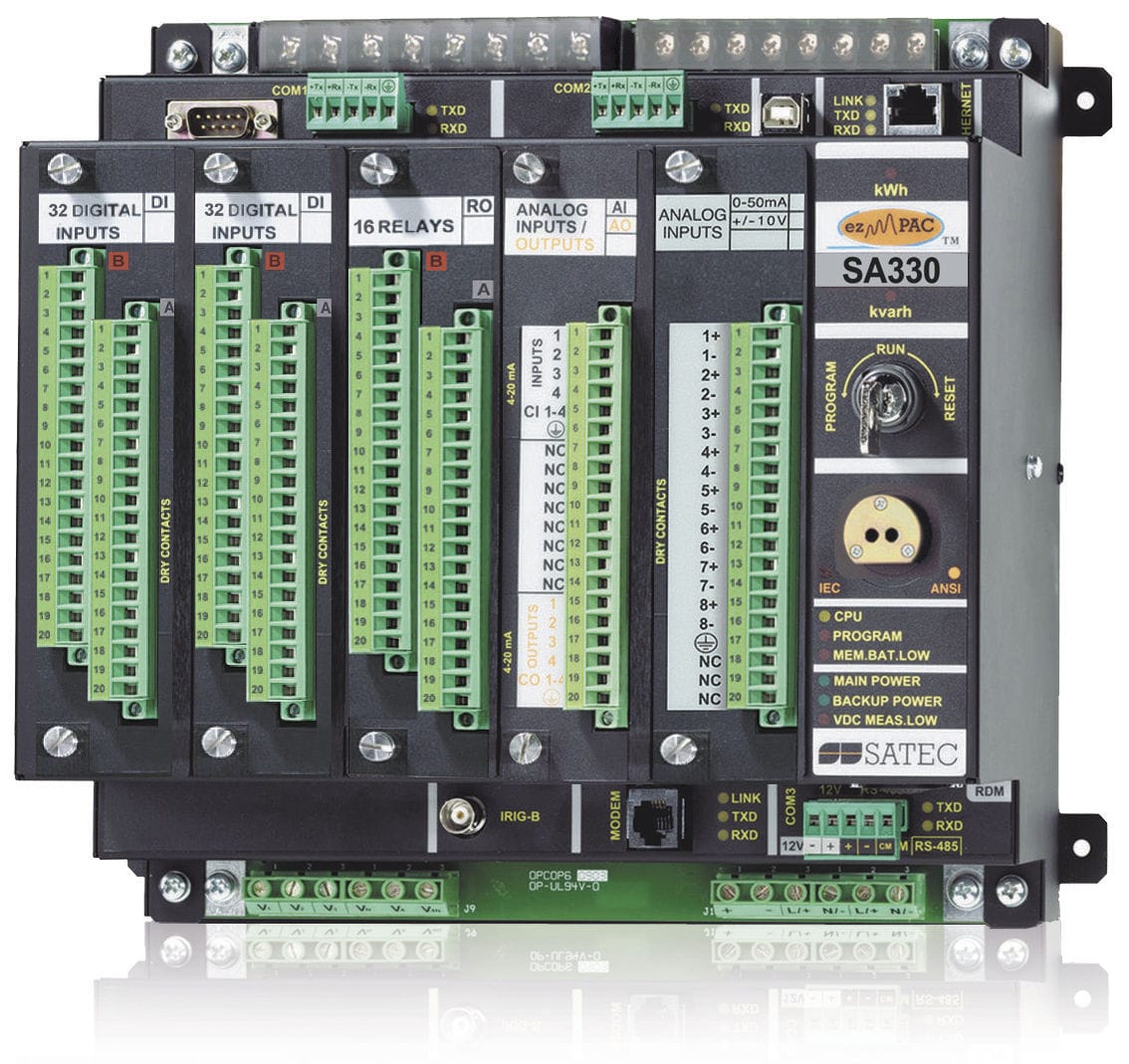 Electrical network analyzer - ezPAC SA300 series - SATEC - power ...