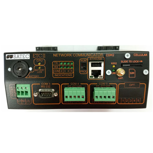Data communication controller - ETC-II - SATEC - compact / Modbus