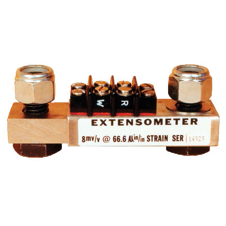 Strain gauge extensometer - Vishay Nobel Transducers