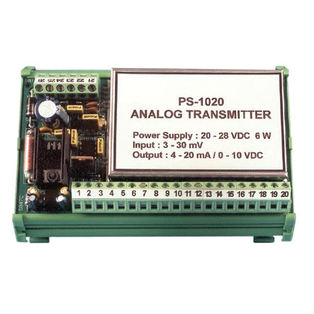Analog weight transmitter - PS-1020 - Vishay Nobel Transducers - DIN ...