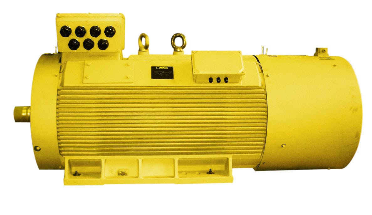 Asynchronous motor - 2-13,8kV - MENZEL Elektromotoren GmbH - AC / three ...