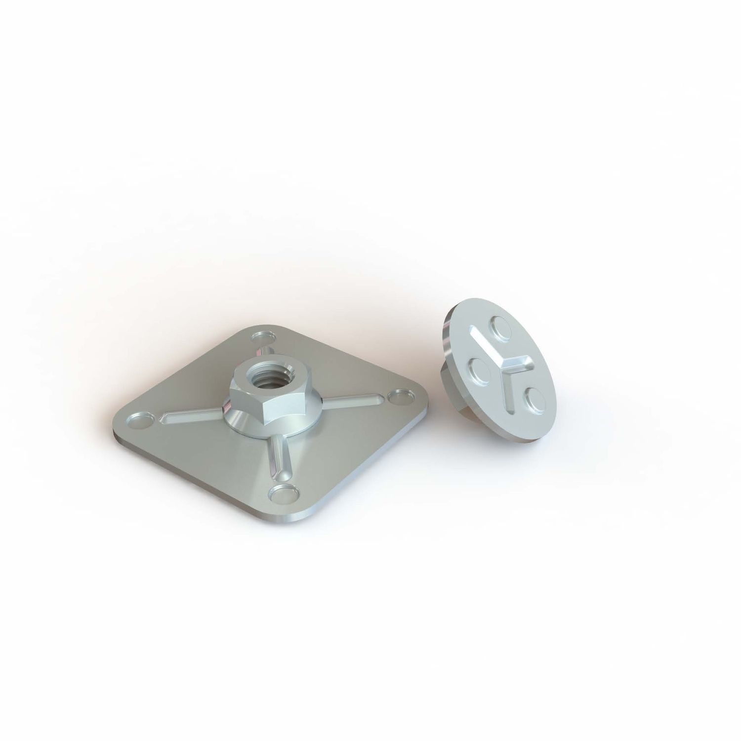 Nut base plate nut - DFCY series - Specialinsert s.r.l. - bonded ...