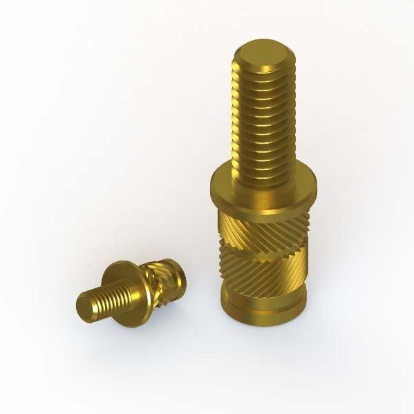 Threaded stud - 867 - Specialinsert s.r.l. - brass / blind rivet