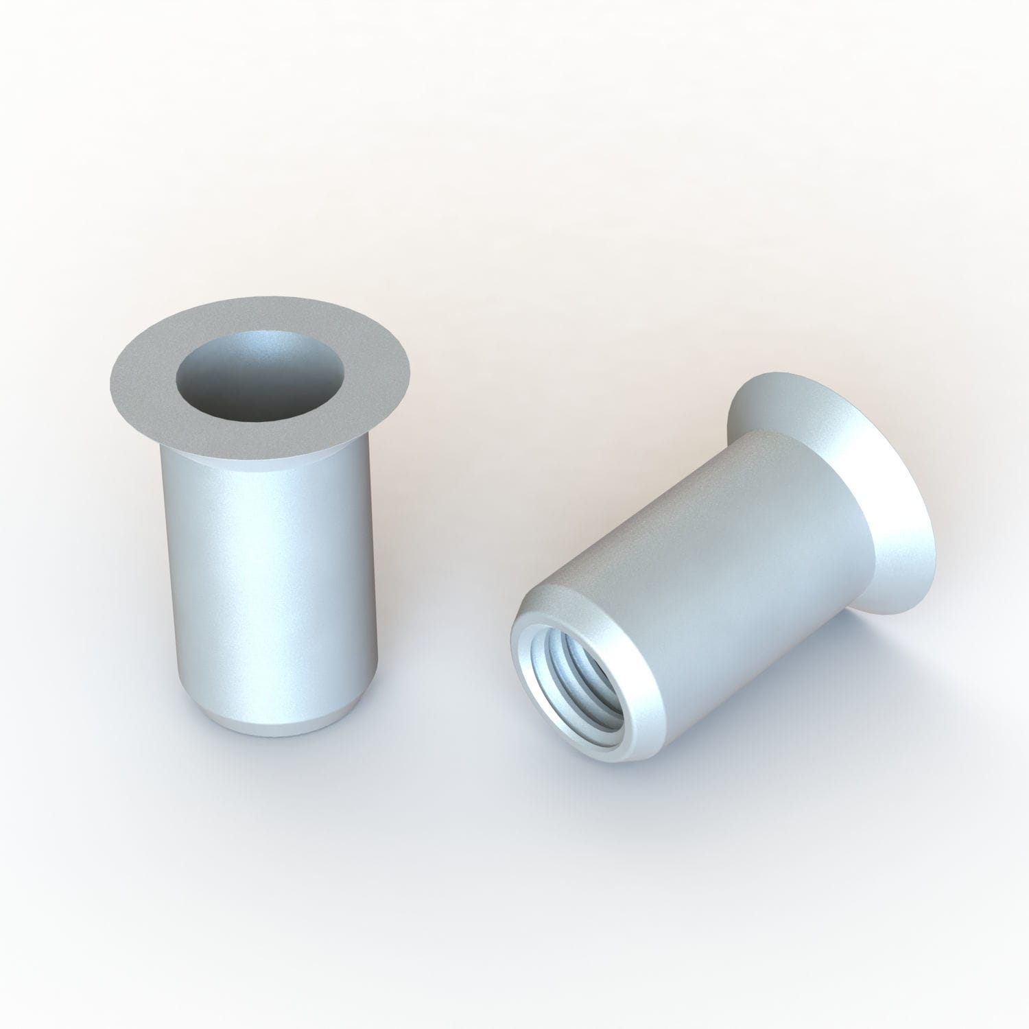 Deformation insert - AFH - Specialinsert s.r.l. - threaded / light alloy / round