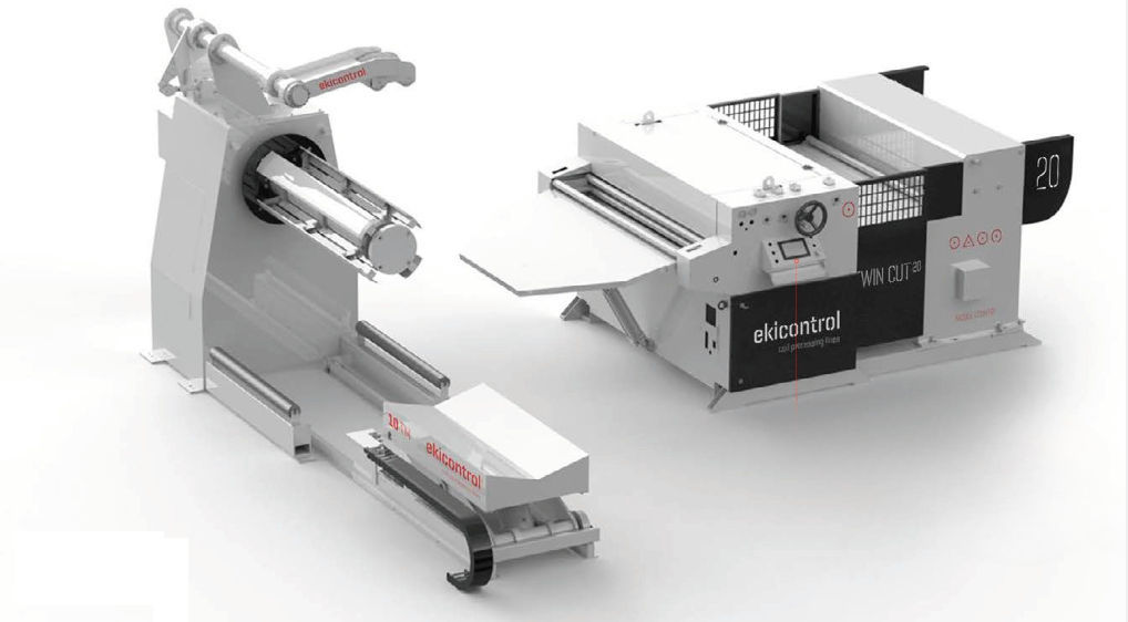 Blade cutting line - TwinCut 20 series - EKICONTROL, SL - for metal ...