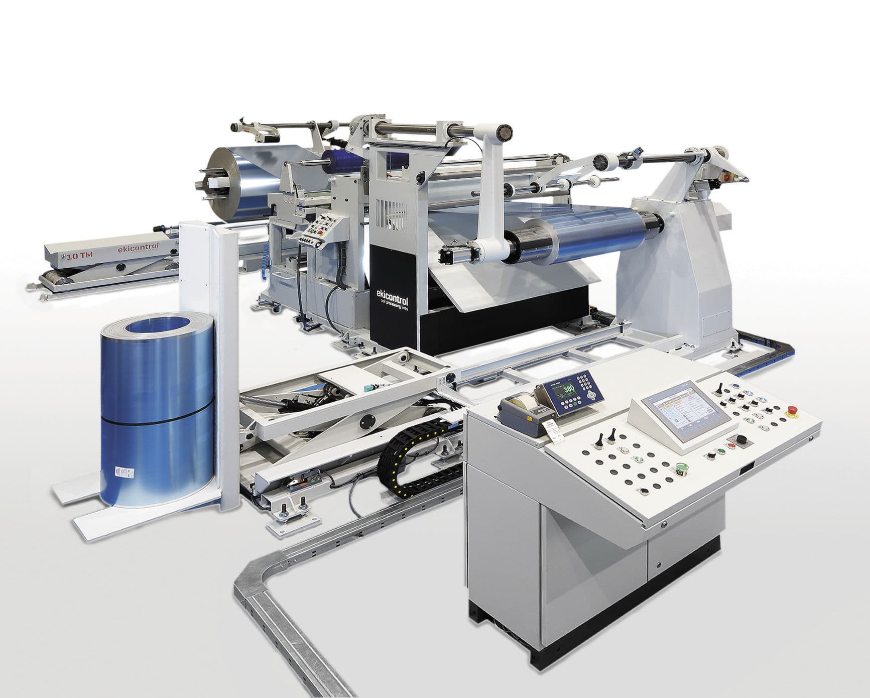 Plastic film slitter-rewinder - EKICONTROL, SL - automatic