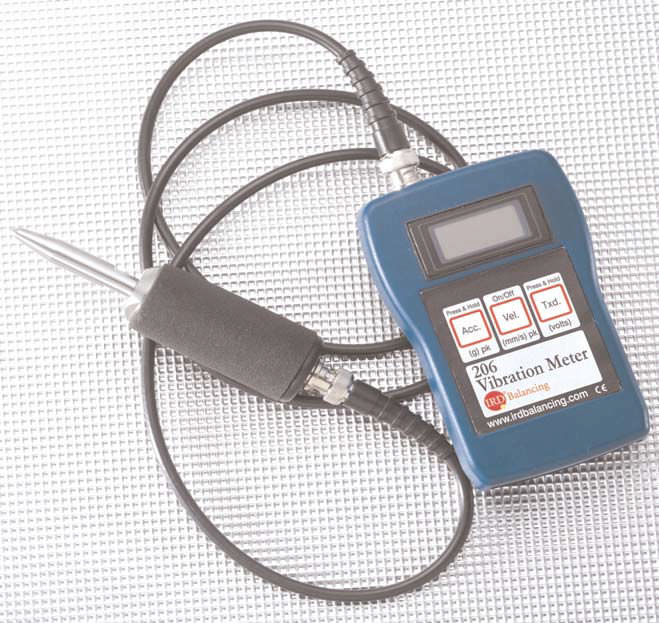 Balancing vibration meter - 206 - IRD Balancing - accelerometer / pocket