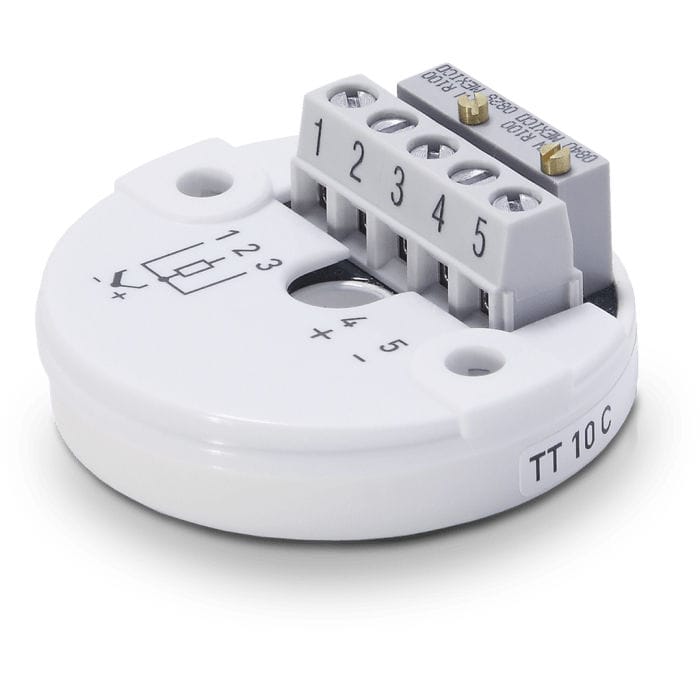 Probe head-mounted temperature transmitter - OPTITEMP TT 10 C - KROHNE ...