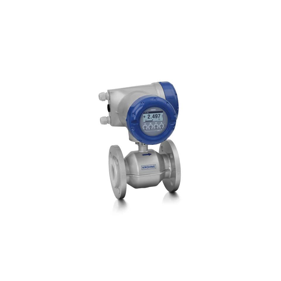 Electromagnetic flowmeter - OPTIFLUX 4400 - KROHNE Messtechnik GmbH - volume / for liquids / 4-20 mA
