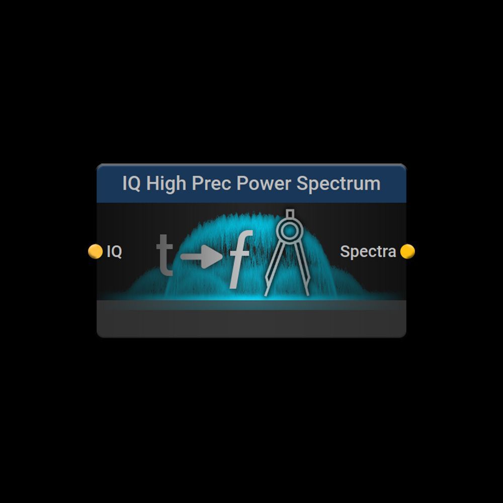 Spectrum analysis software - IQ High Prec Power Spectrum - Aaronia AG