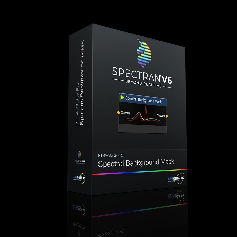 Signal processing software - Spectral Background Mask - Aaronia AG