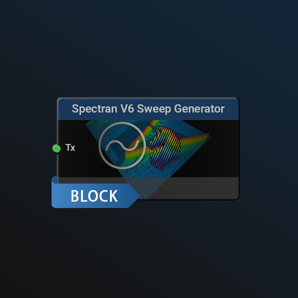 Control software - V6 Sweep Generator - Aaronia AG - for electrical generators