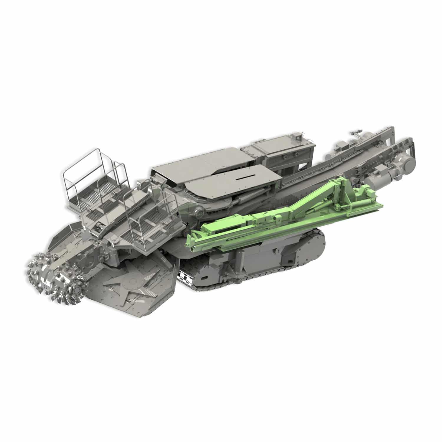 Continuous miner with roof bolter - BSB-6000 - FAMUR