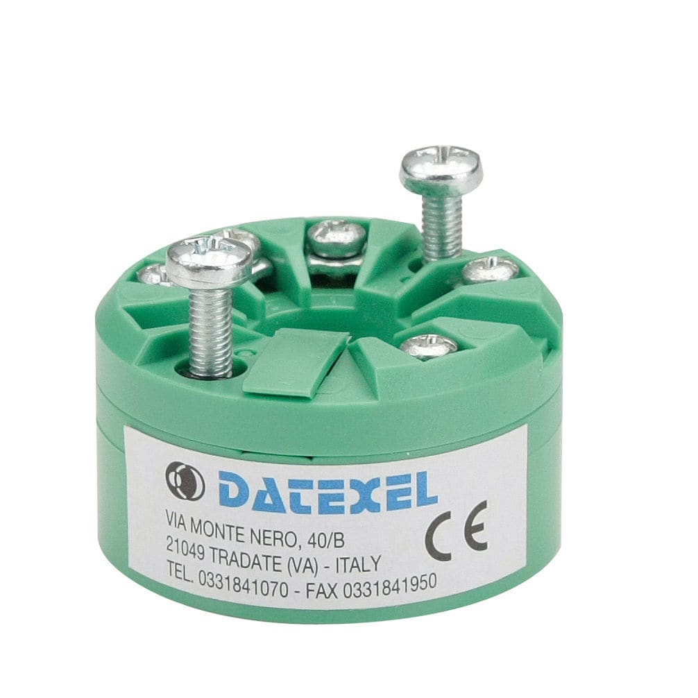 Probe head-mounted temperature transmitter - DAT1066 - DATEXEL SRL - RTD / 4-20 mA / process