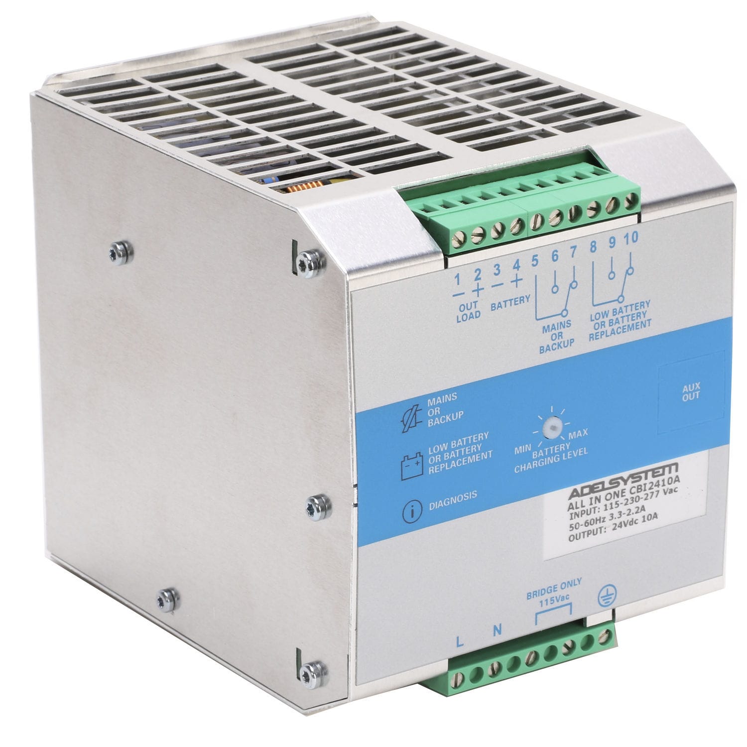 All-in-one UPS - CBI2410A - ADELSYSTEM - single-phase / DC / Li-ion