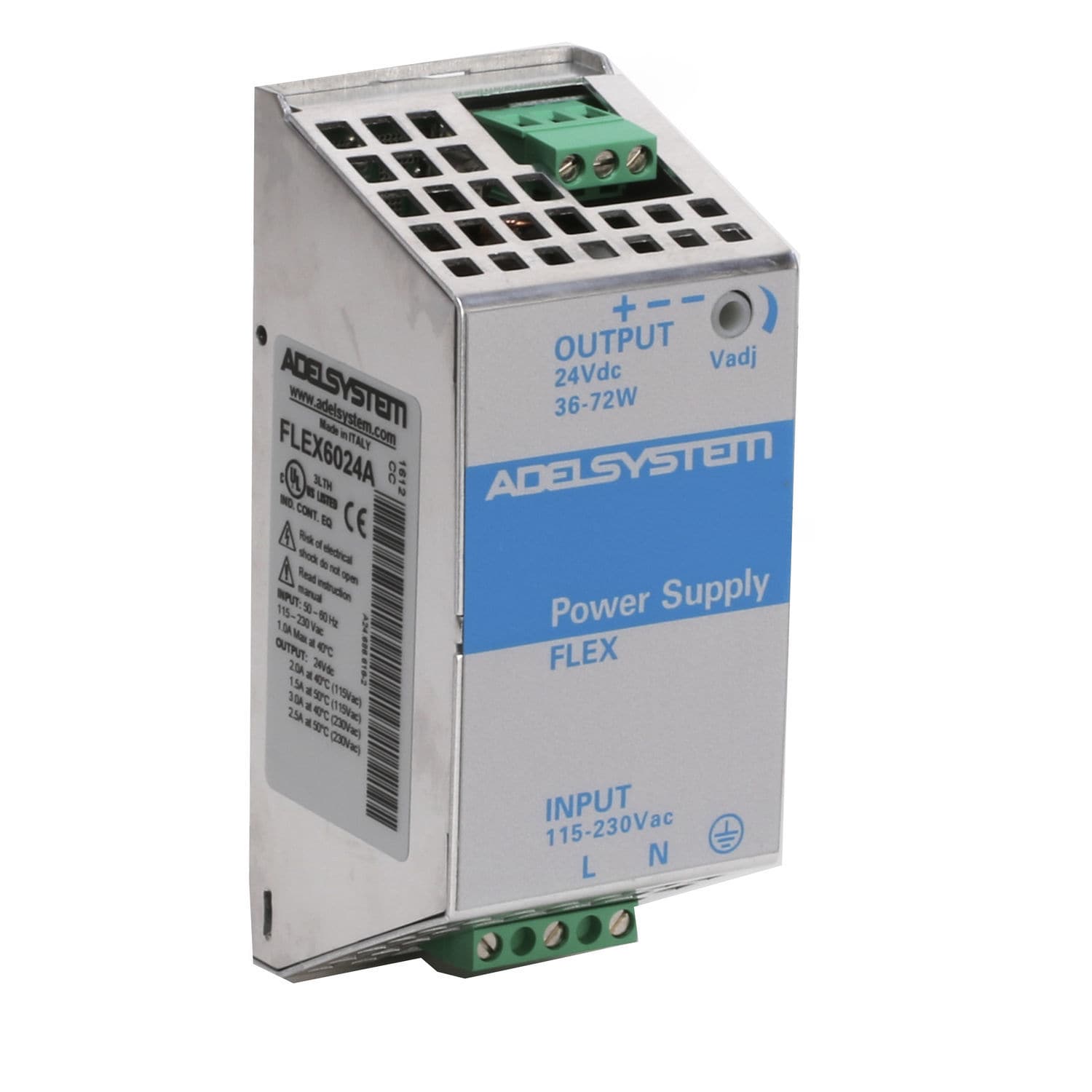 DIN rail power supply - FLEX6024A - ADELSYSTEM - AC/DC / single-output ...