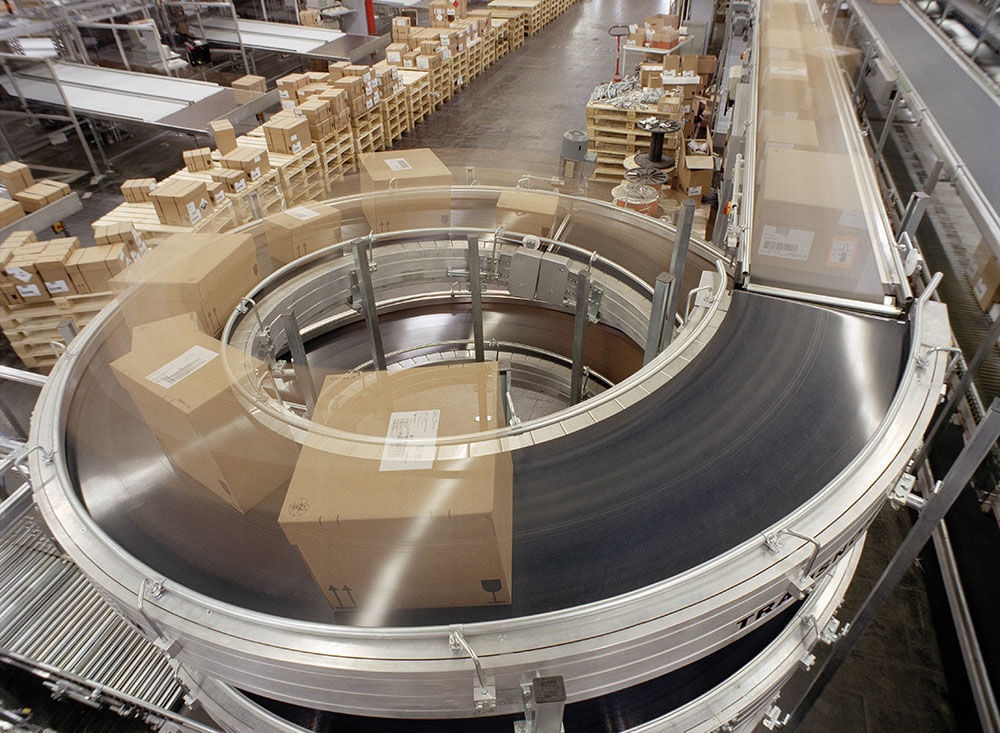 Belt conveyor - Transnorm System GmbH - horizontal / curved / transport