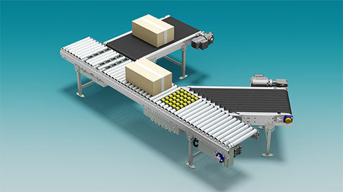Roller conveyor - SmartSort® - Transnorm System GmbH - horizontal ...
