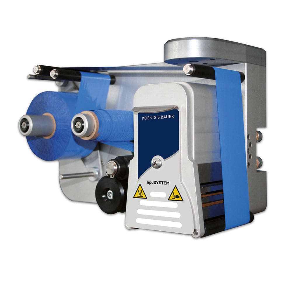 Large print area hot foil stamping machine - hpdSYSTEM magno - Koenig ...