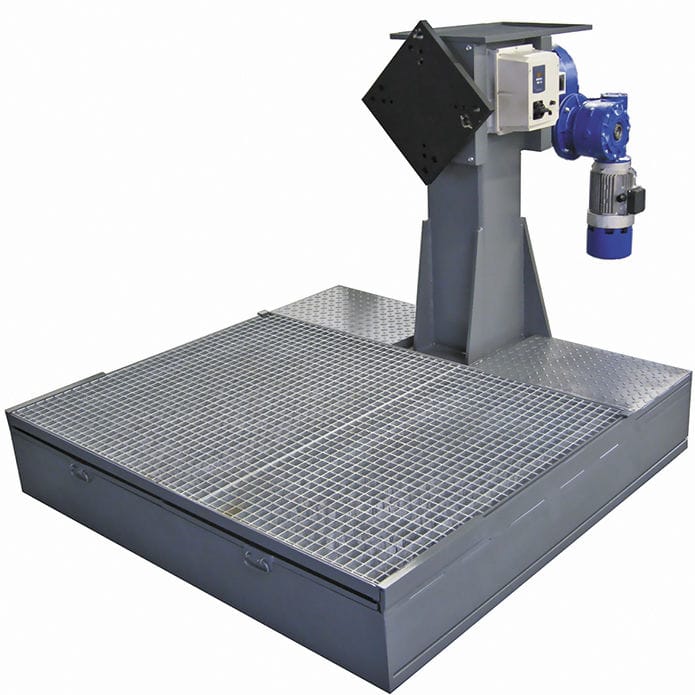 Heavy truck engine repair stand - WW-HV-2500/E - Werner Weitner GmbH